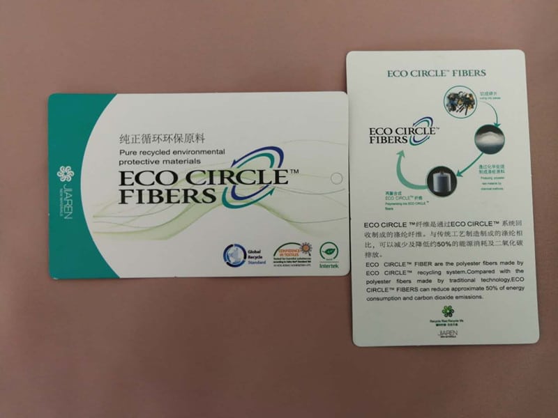 RPET Recycle Polyester Microfiber 300T Pongee Fabric